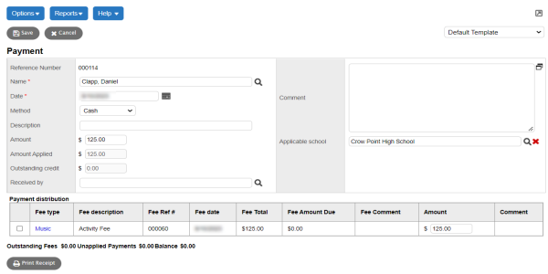 Adjust the Distribution of a Payment